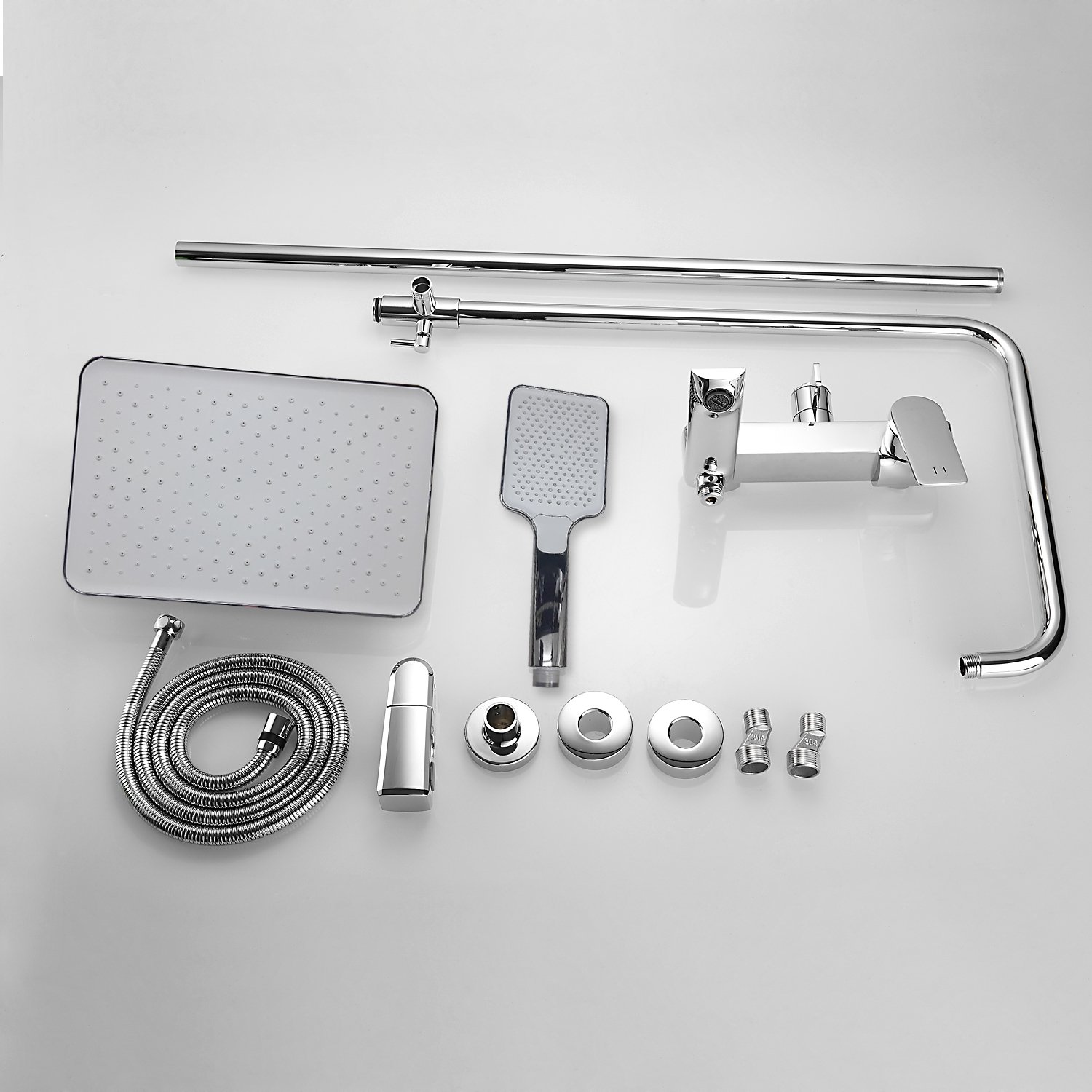 Душевая стойка со смесителем Shevanik S9136 купить в Москве - интернет-магазин ROSE