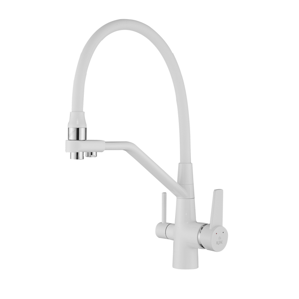 Смеситель для кухни с гибким изливом Rose R558C купить в Москве ...